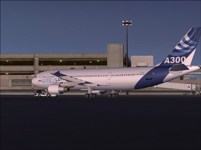 This Airbus A300-600R package includes: