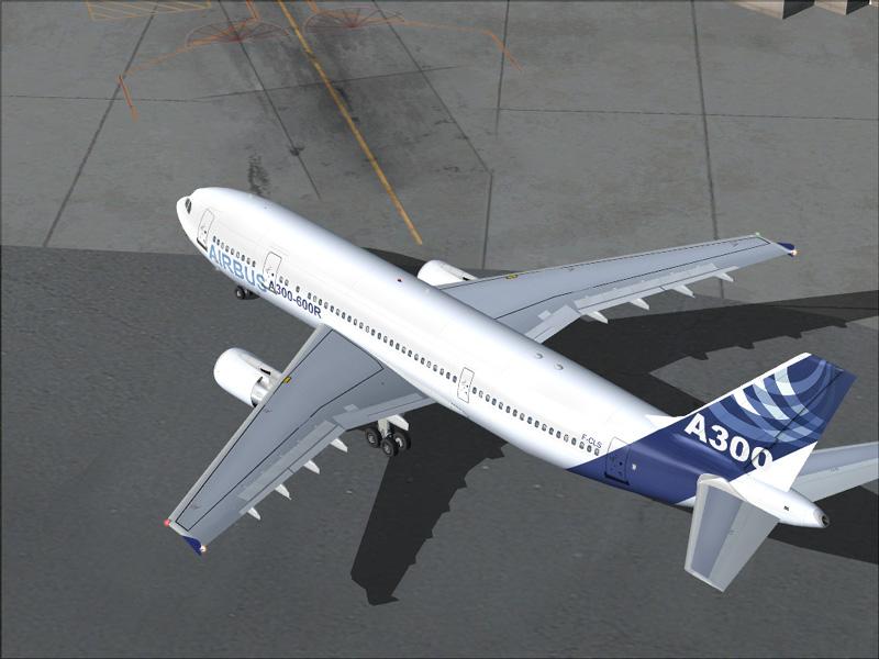 This Airbus A300-600R package includes: